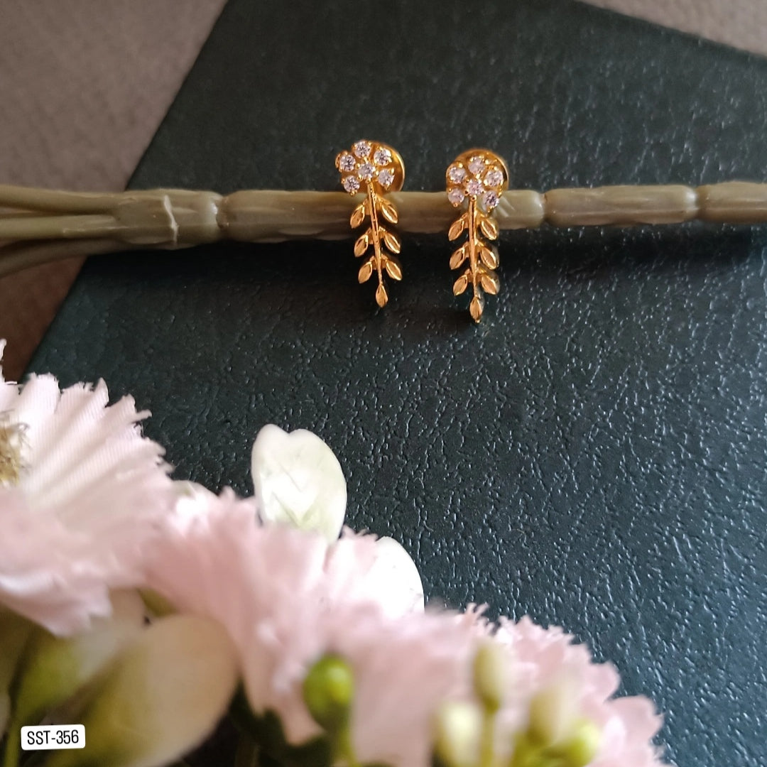 SST 356 | FLOWER LEAF EARRINGS – Elite Jewellery